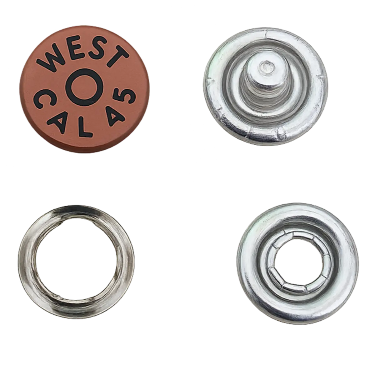 Gripper Snap Fasteners No-Sew Snaps Clothing And Crafts 12mm Copper ...