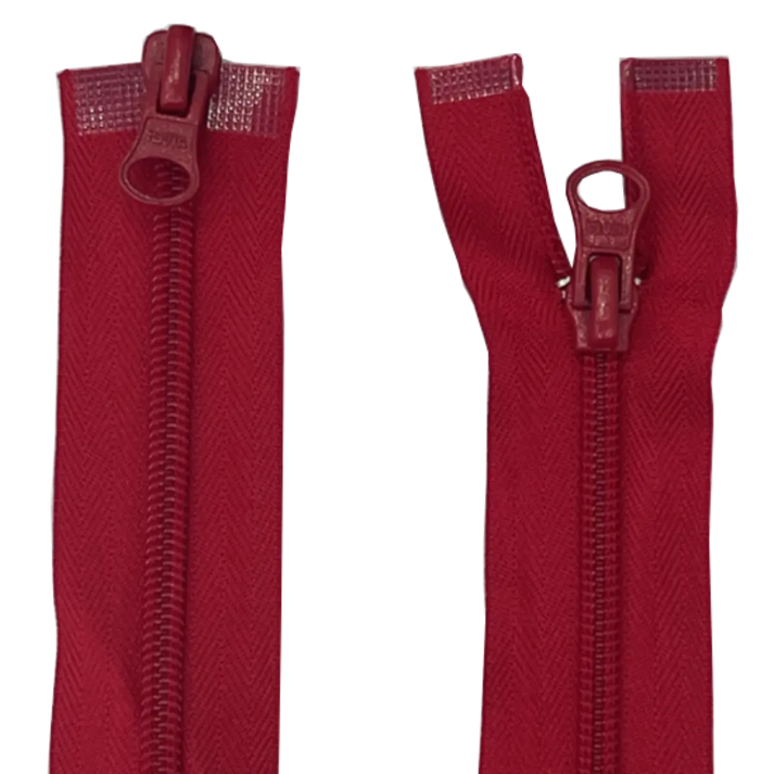 Double Slider Nylon/Plastic 2 Way Zip With Metal Sliders 17" (43cm ...