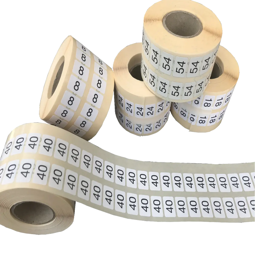 Self-Adhesive Labels Peelable Single Sizes | Product Finishing – Pins ...
